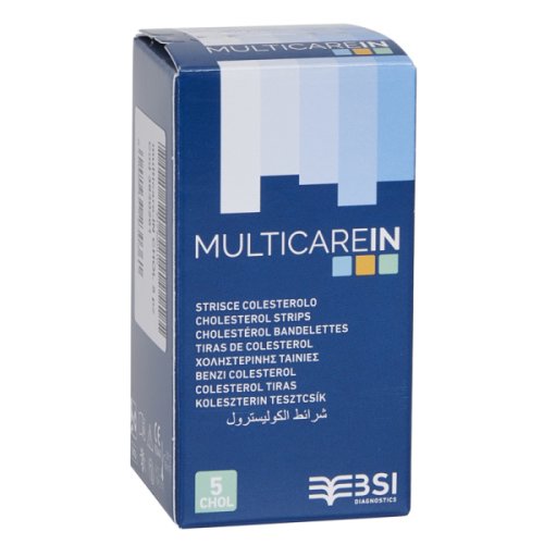 MultiCare IN Cholestérol 5 bandelettes pour autotest